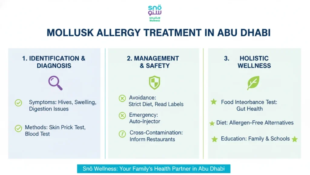 How Mollusk Allergy Is Treated In Abu Dhabi?